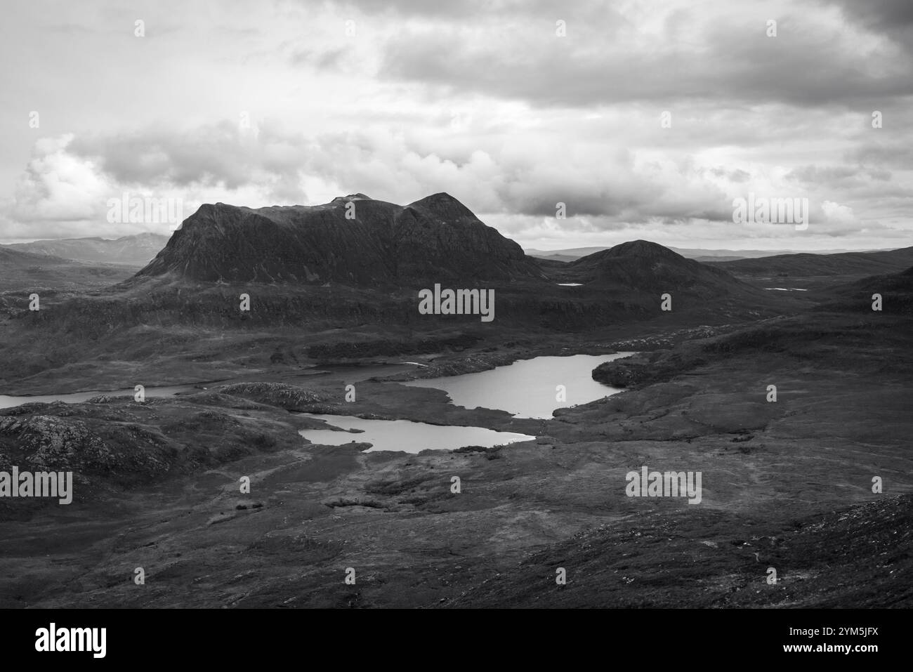 Dramatic landscape in the Scottish Highlands Stock Photo - Alamy
