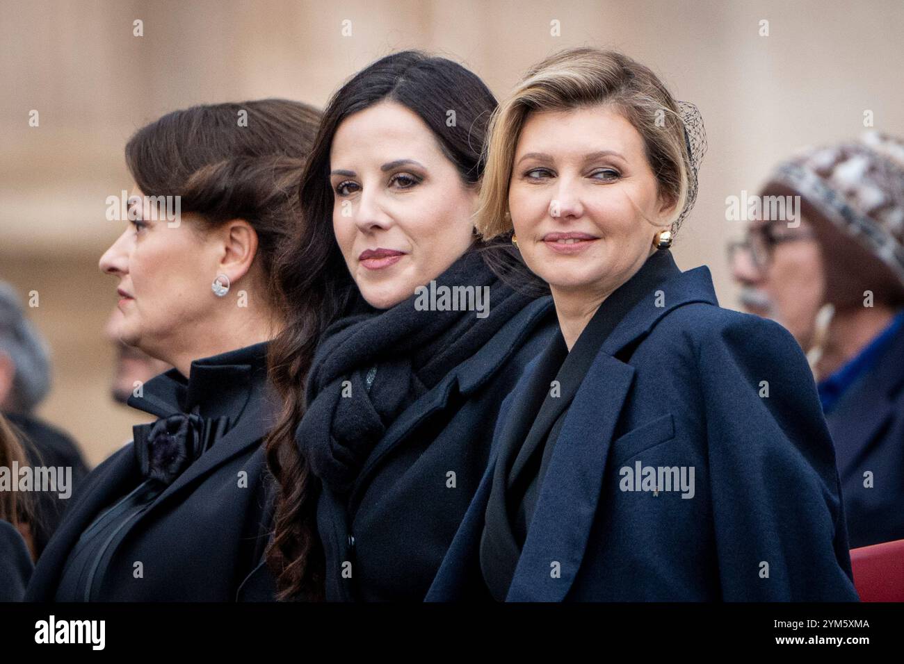 The First Ladies of Lithuania's Diana Nausediene, Serbia's Tamara Vicic ...