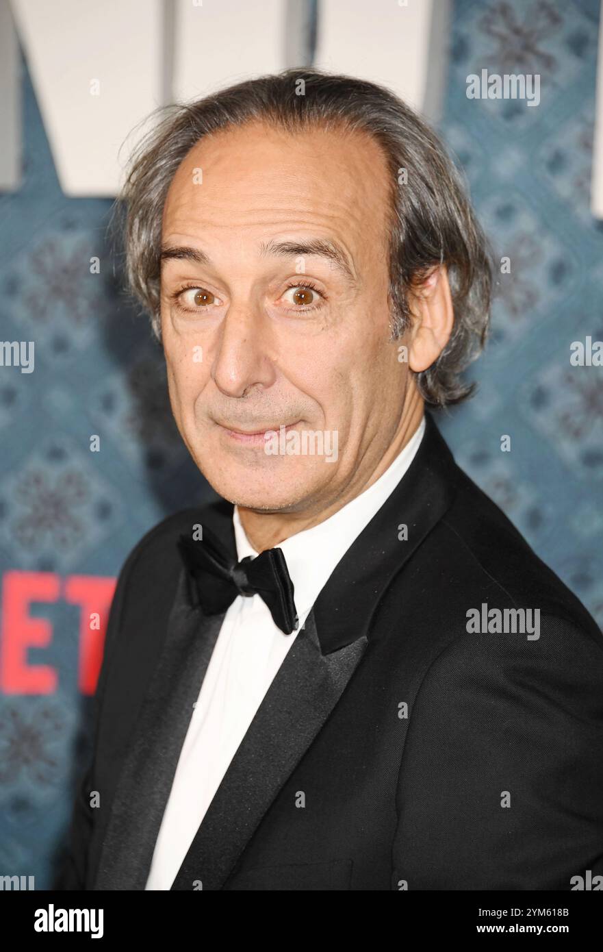 LOS ANGELES, CALIFORNIA - NOVEMBER 19: Alexandre Desplat attends the premiere of Netflix's "The ...