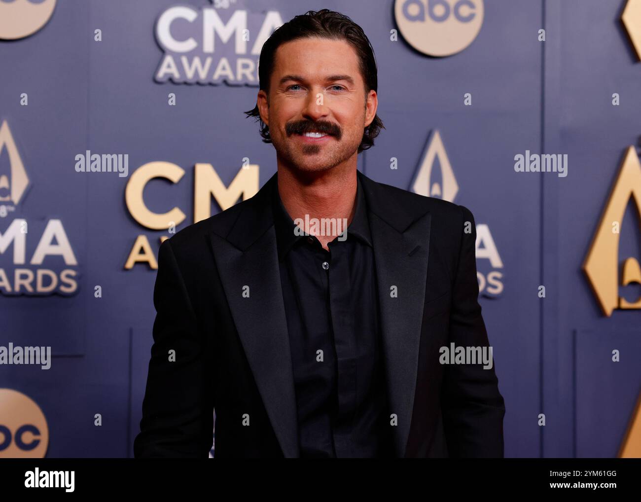 Nashville, United States. 20th Nov, 2024. Riley Green arrives on the ...