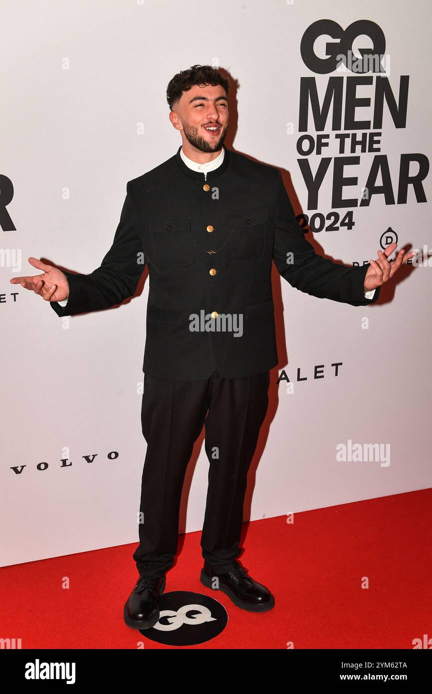 Paris, France. 20th Nov, 2024. French Youtuber Inoxtag poses for a photo-call during the 2024 GQ ...