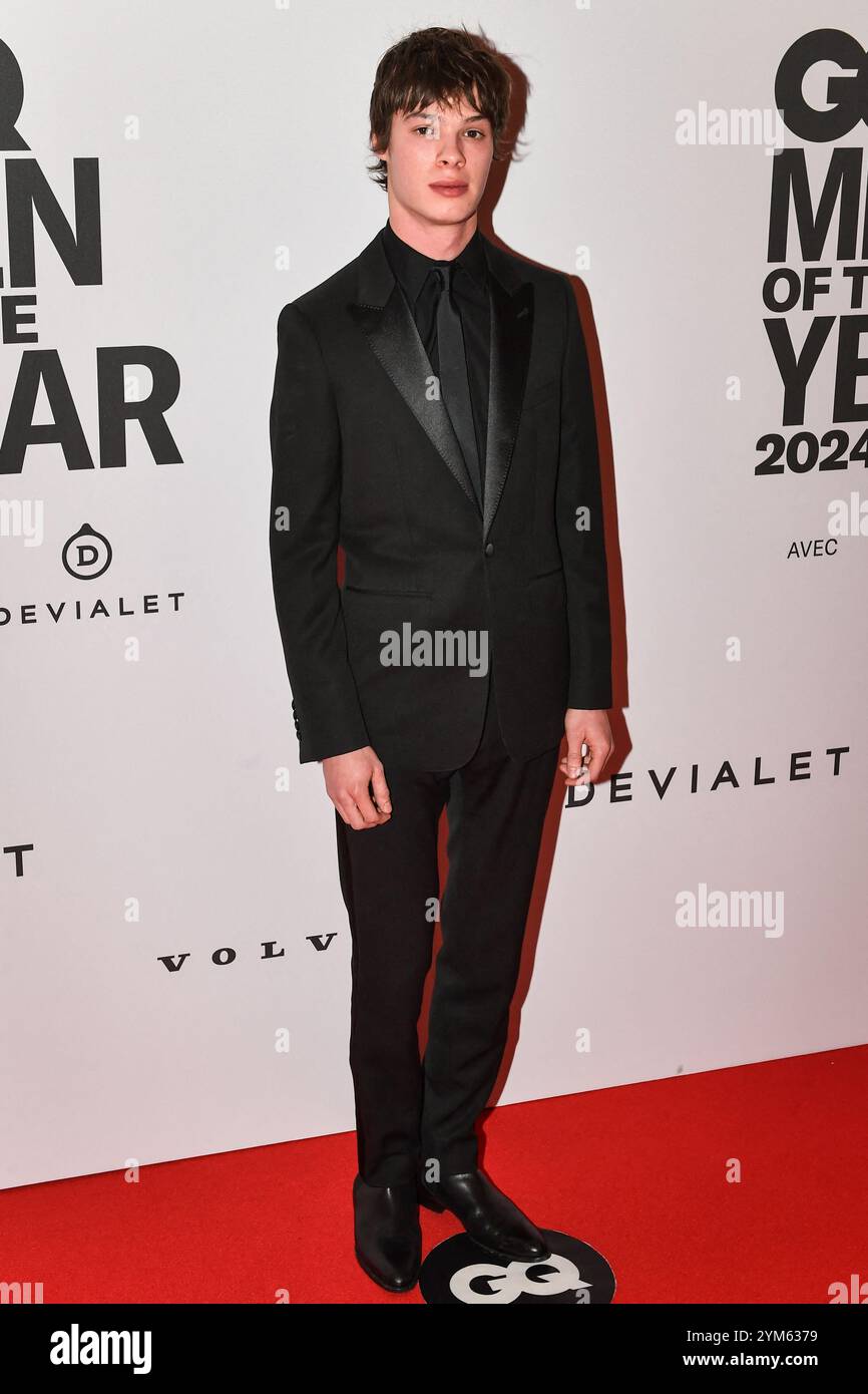 Paris, France. 20th Nov, 2024. French actor Paul Kircher poses for a ...