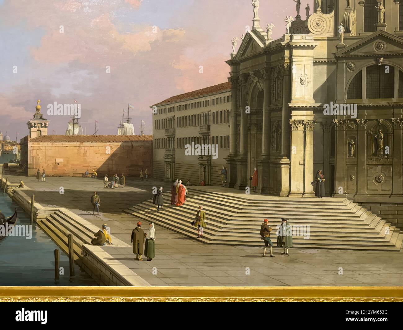 The Grand Canal, Santa Maria della Salute, Venice by Italian painter ...