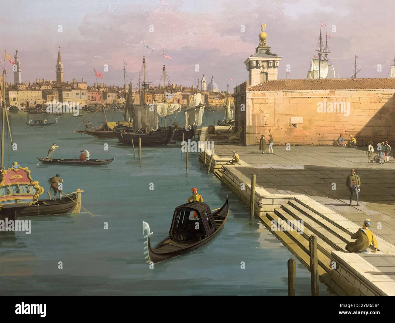 The Grand Canal, Santa Maria della Salute, Venice by Italian painter ...