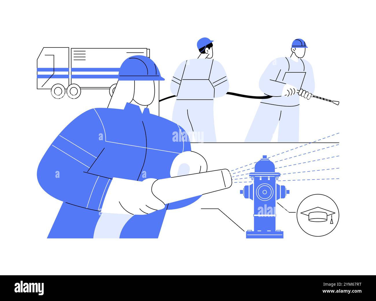 Fire science isolated cartoon vector illustrations Stock Vector Image ...