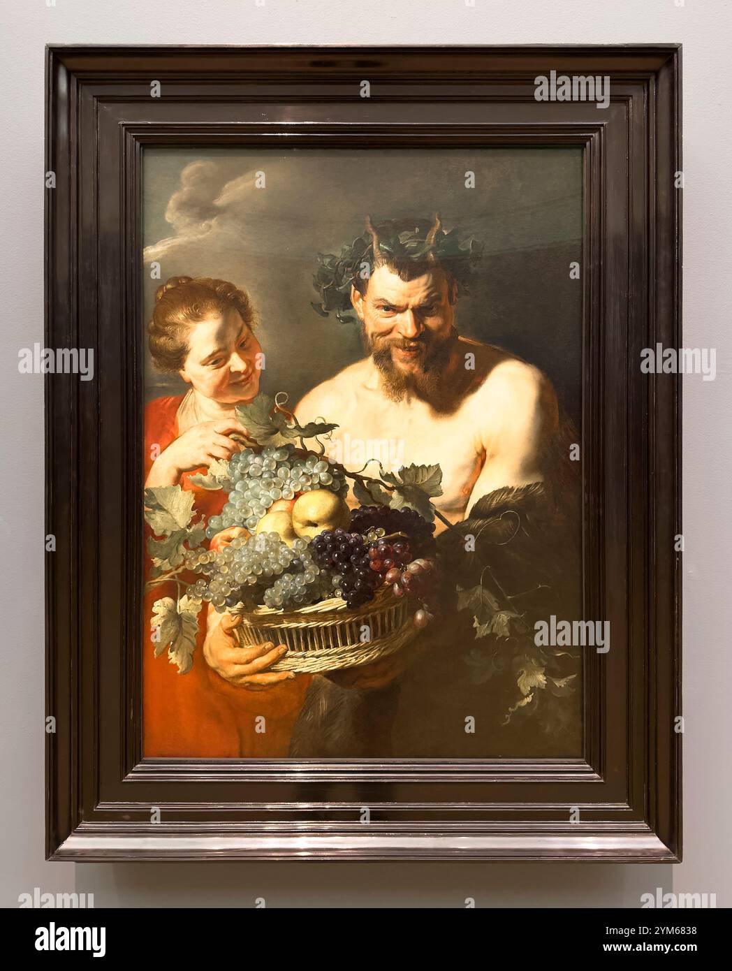 Satyr Holding a Basket of Grapes by Peter Paul Rubens. Sexy, lush ...