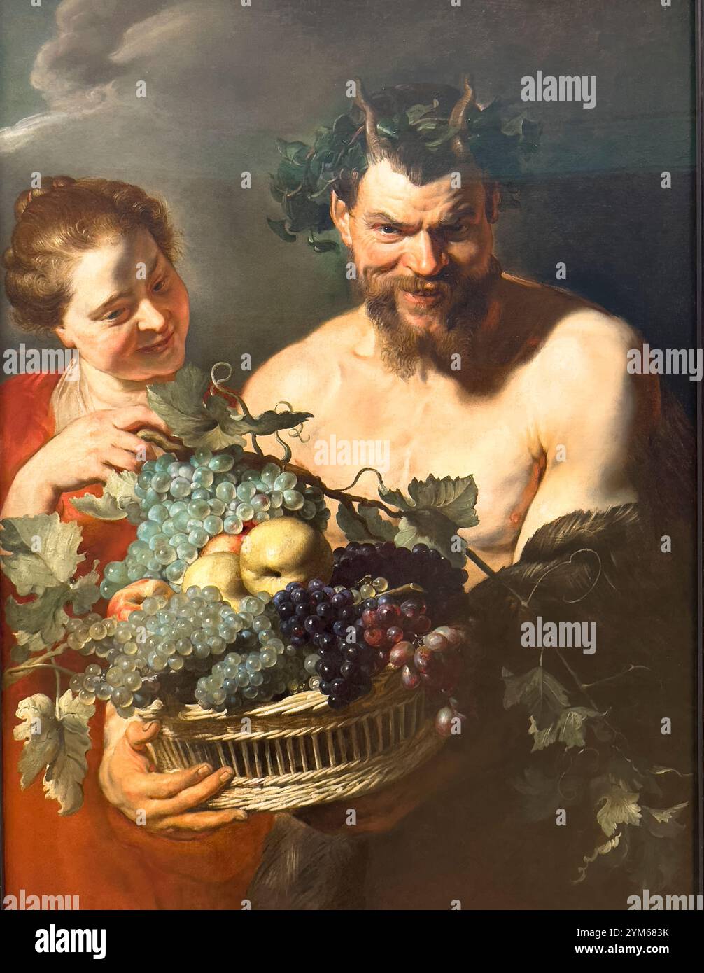 Satyr Holding a Basket of Grapes by Peter Paul Rubens. Sexy, lush ...