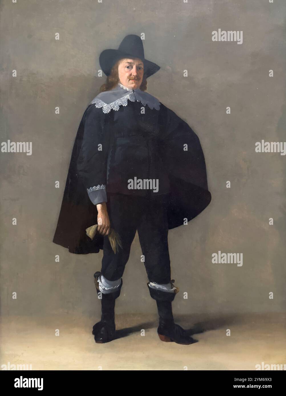 Portrait of a Gentleman in Black by Dutch artist, Gerard ter Borch ...