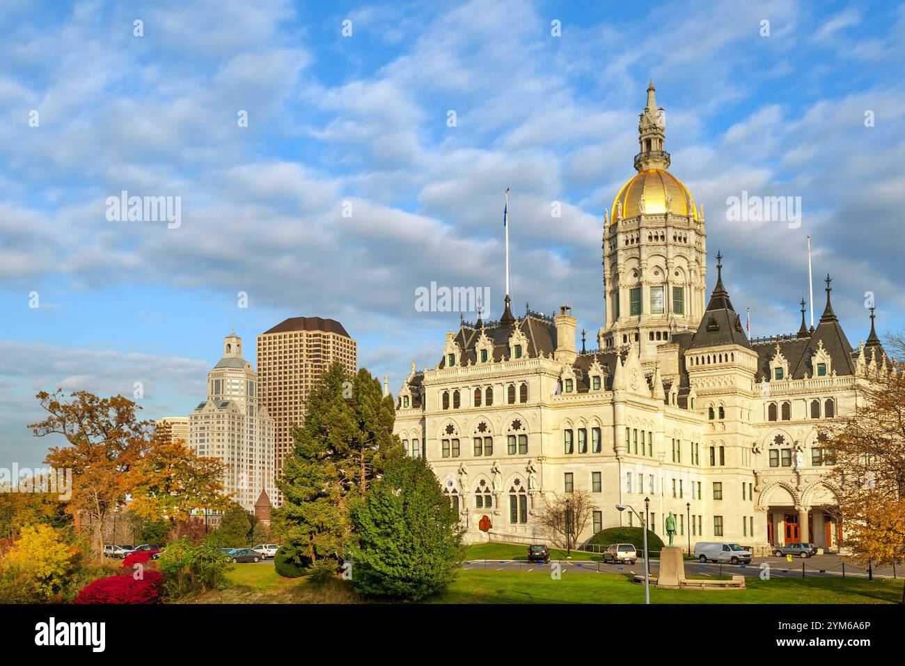 State capitol building houses State Senate and the House of ...