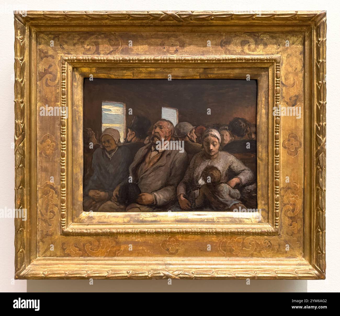 Third Class Carriage by Honore Daumier. A look at lower class, poor ...