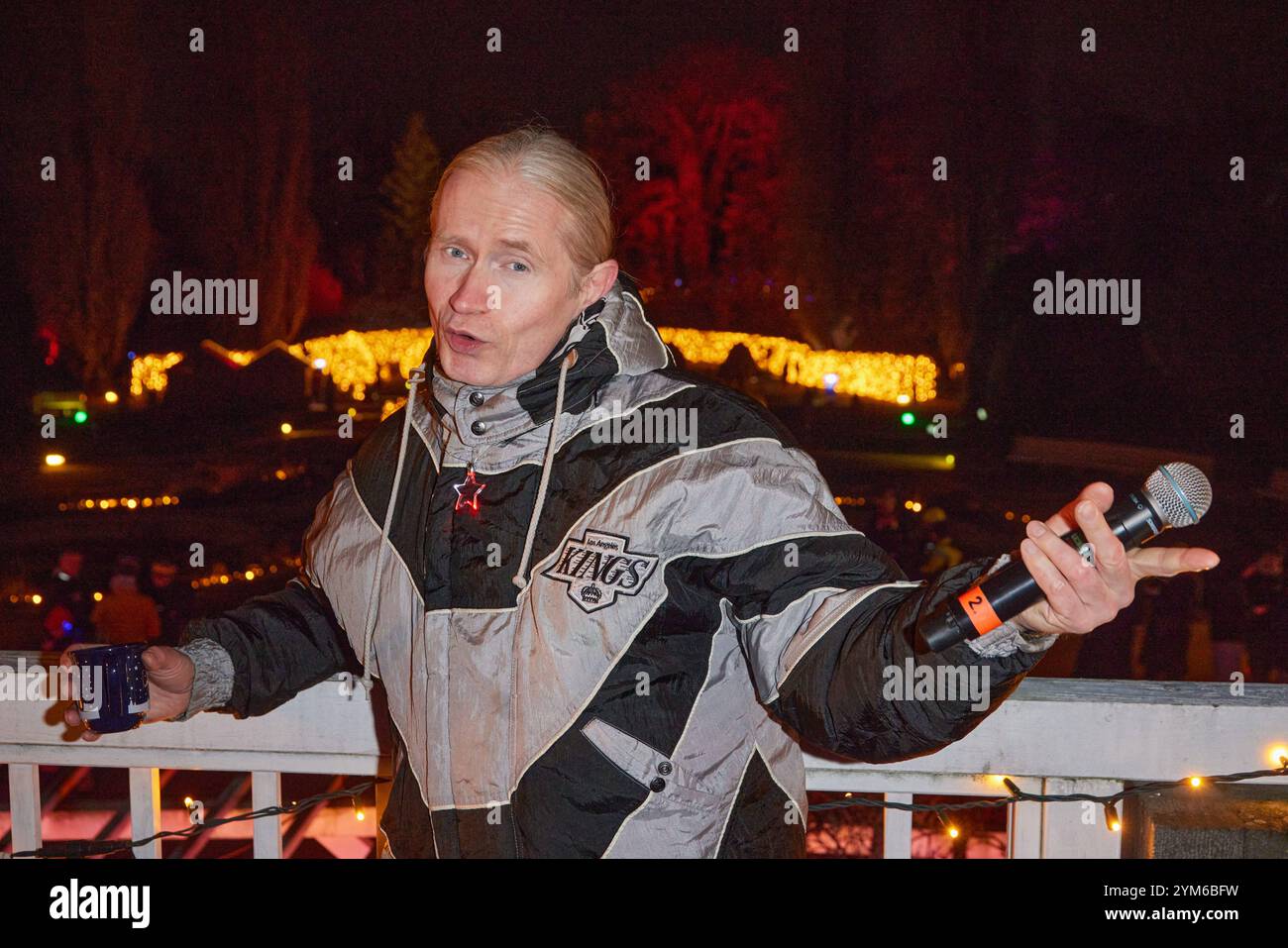 Rapper Romano - Eroeffnung des Christmas Garden Berlin 2024 im ...