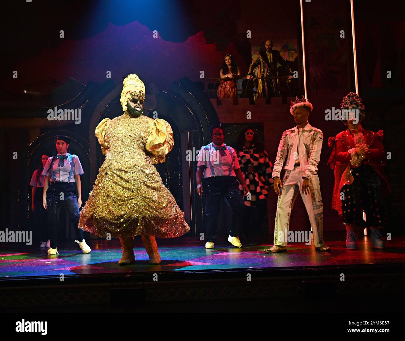 LONDON, UK. 20th Nov, 2024. Actor Andre Antonia as Aladdin, Aleyna ...