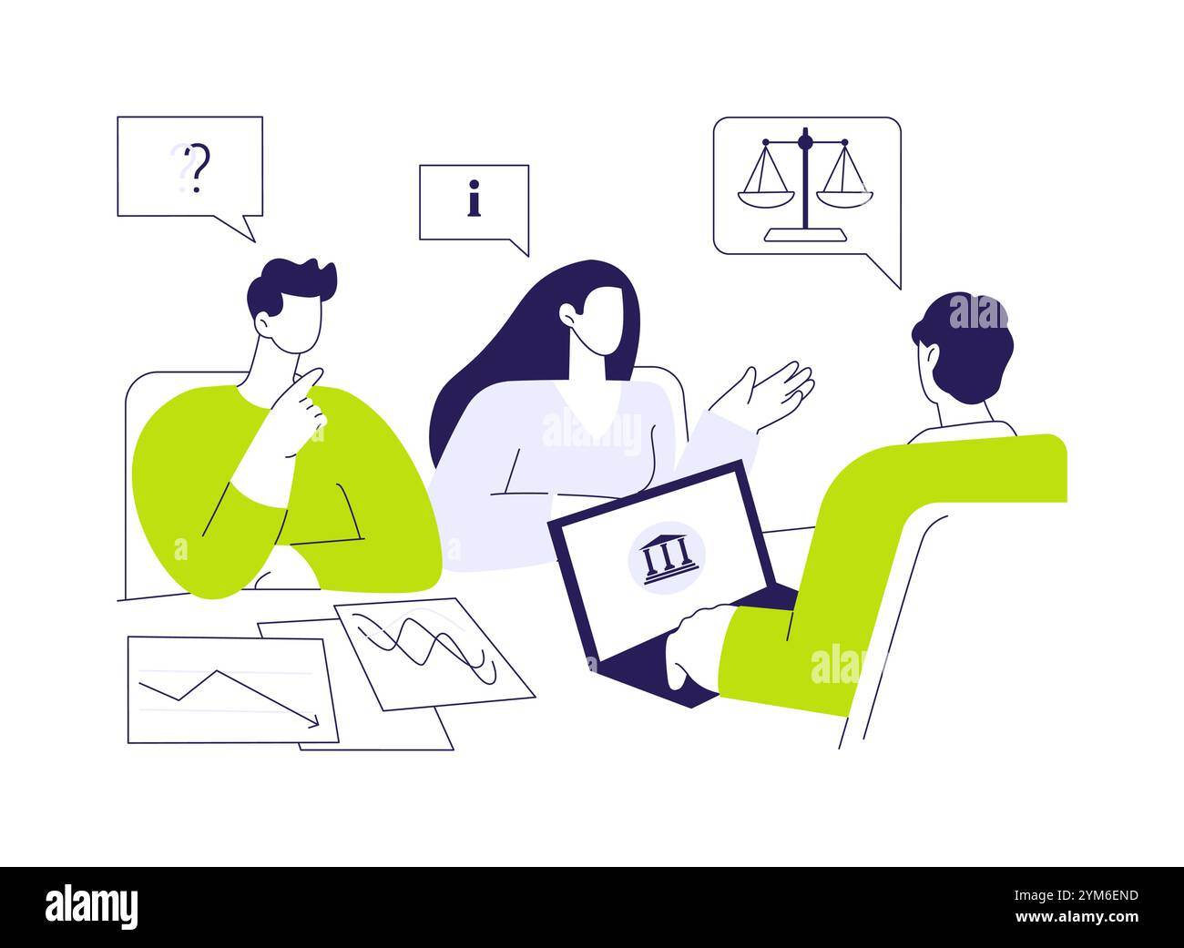 Get free legal help abstract concept vector illustration Stock Vector ...