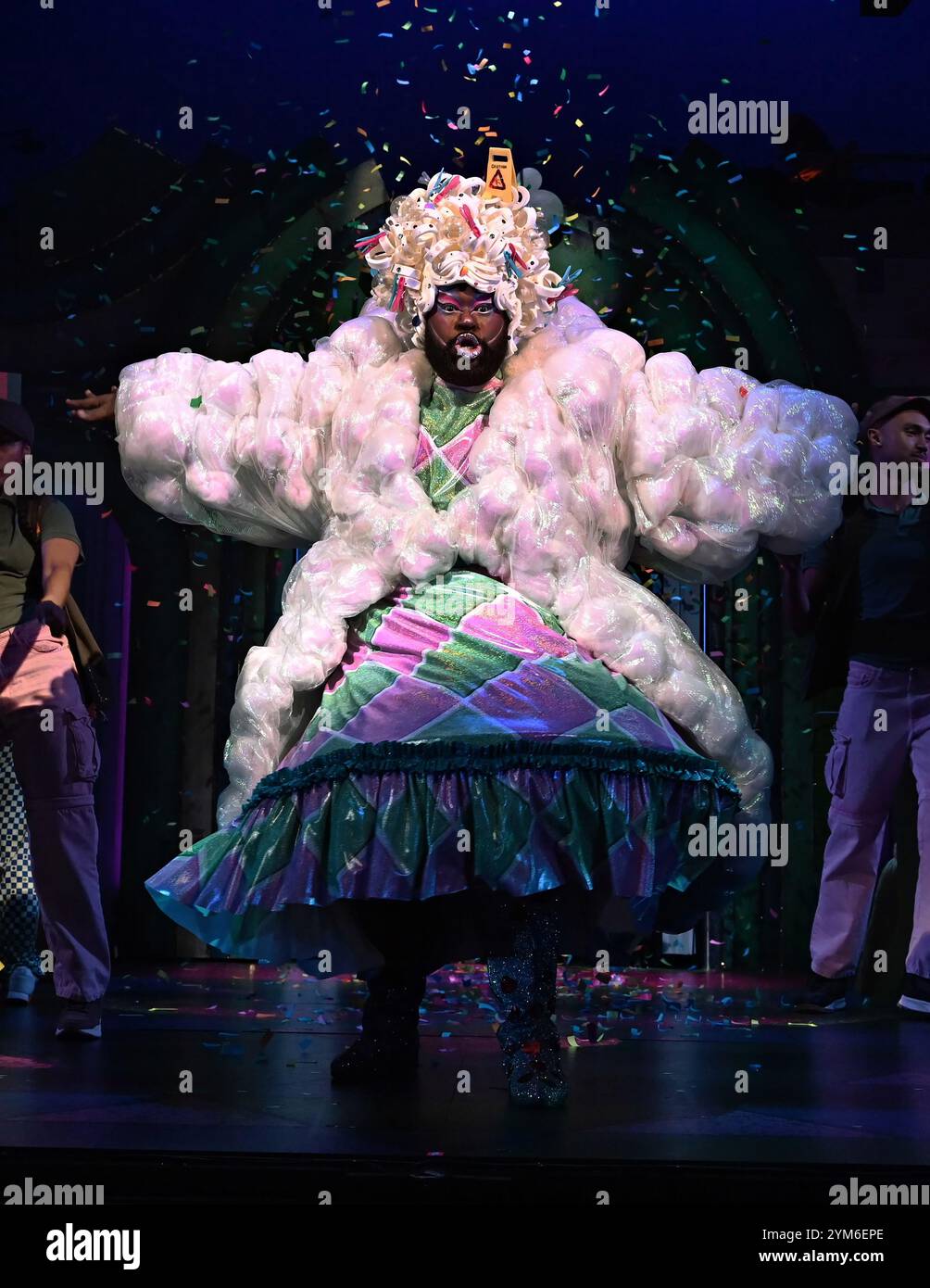 LONDON, UK. 20th Nov, 2024. Actor Andre Antonia as Aladdin, Aleyna ...