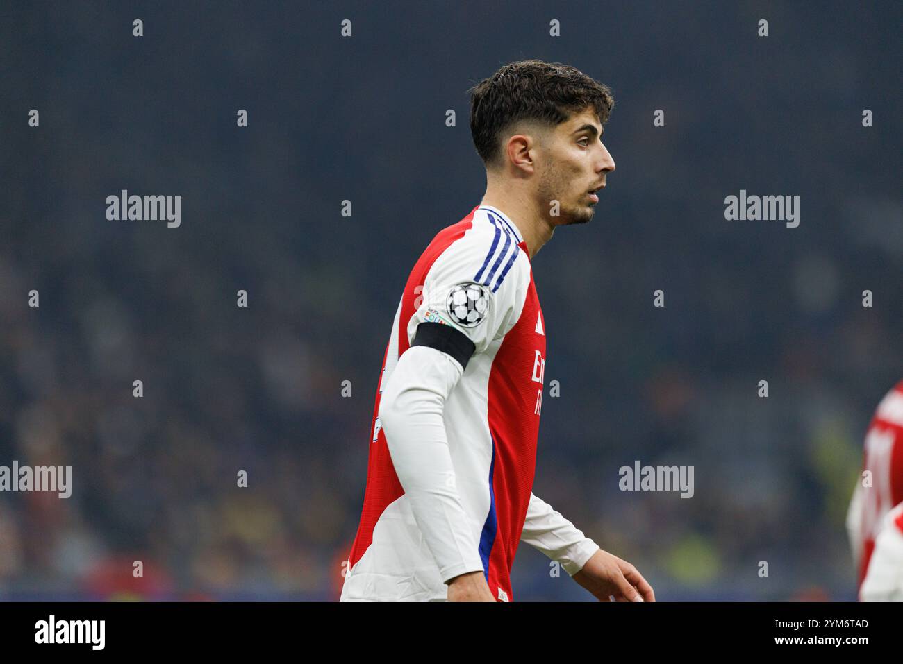 Kai Havertz seen during UEFA Champions League game between teams of ...