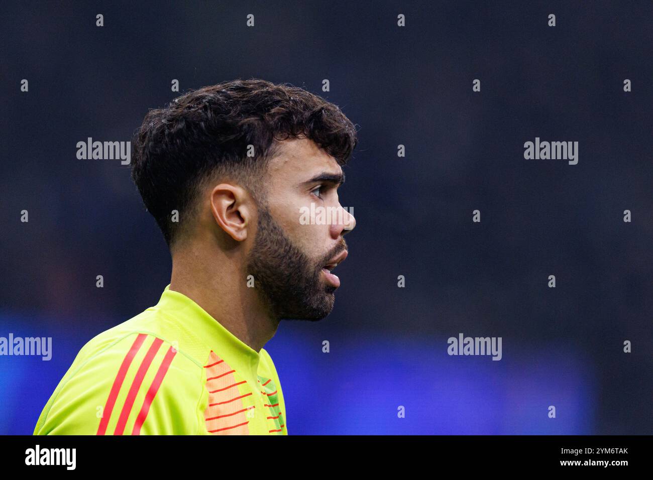 David Raya seen during UEFA Champions League game between teams of ...