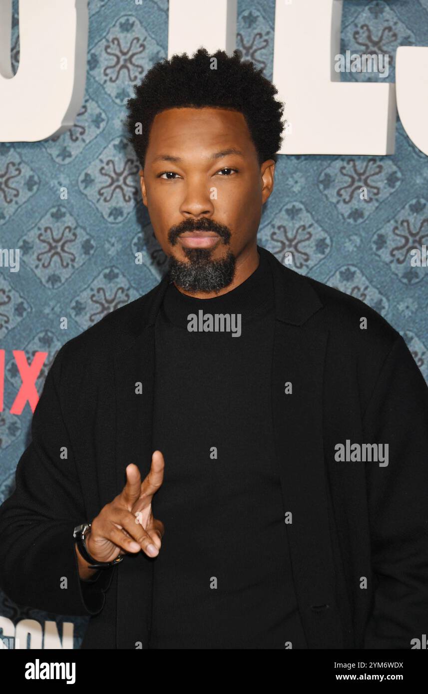 LOS ANGELES, CALIFORNIA - NOVEMBER 19: Corey Hawkins attends the ...
