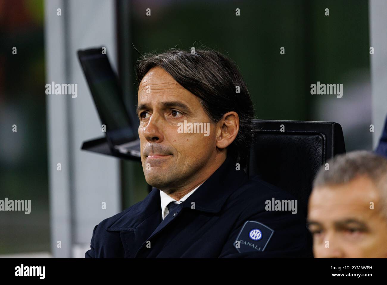 Simone Inzaghi seen during UEFA Champions League game between teams of ...