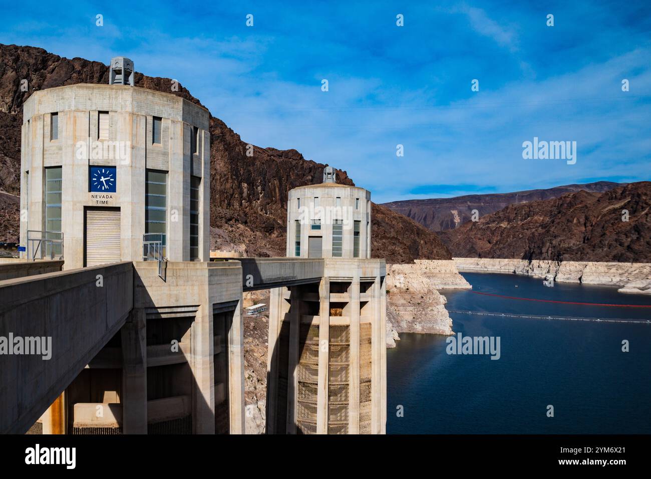 Hoover Dam on the Colorado River in Arizona and Nevada Stock Photo - Alamy