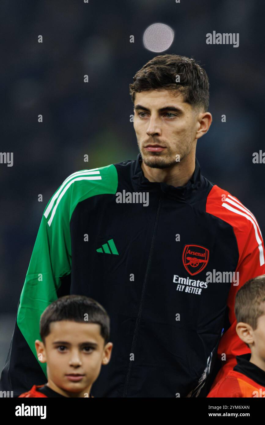 Kai Havertz seen during UEFA Champions League game between teams of ...