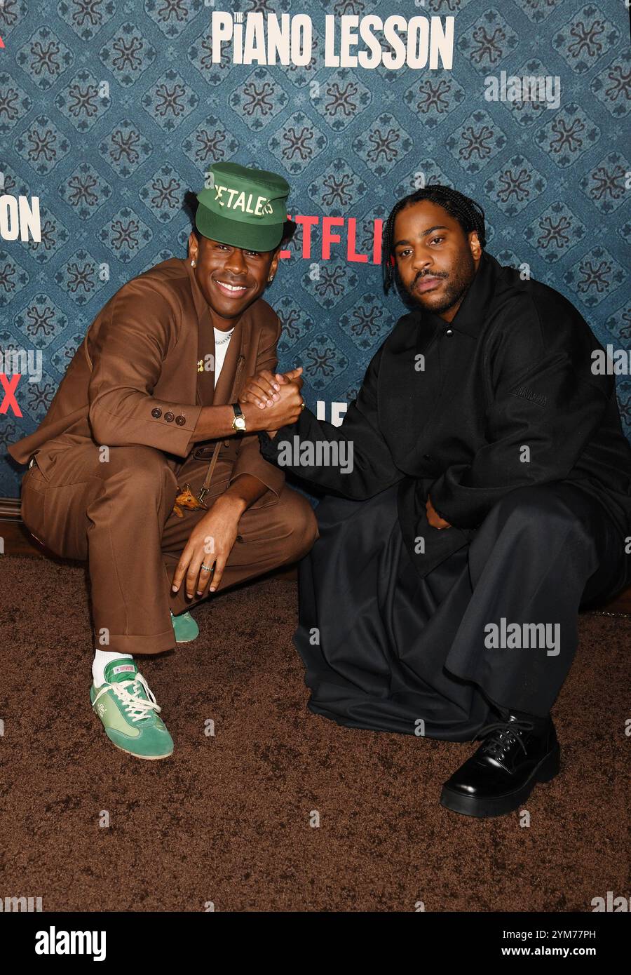 LOS ANGELES, CALIFORNIA - NOVEMBER 19: (L-R) Tyler, The Creator and ...