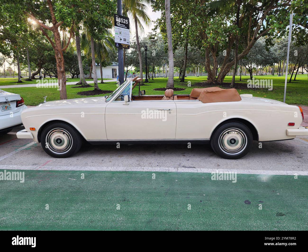 Miami Beach, Florida USA - June 5, 2024: 1978 Classic british ...