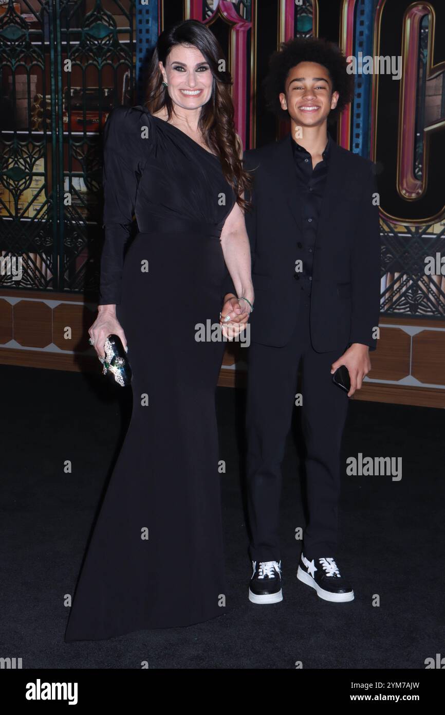 Idina Menzel, Walker Nathanial Diggs 11/09/2024 The Los Angeles ...