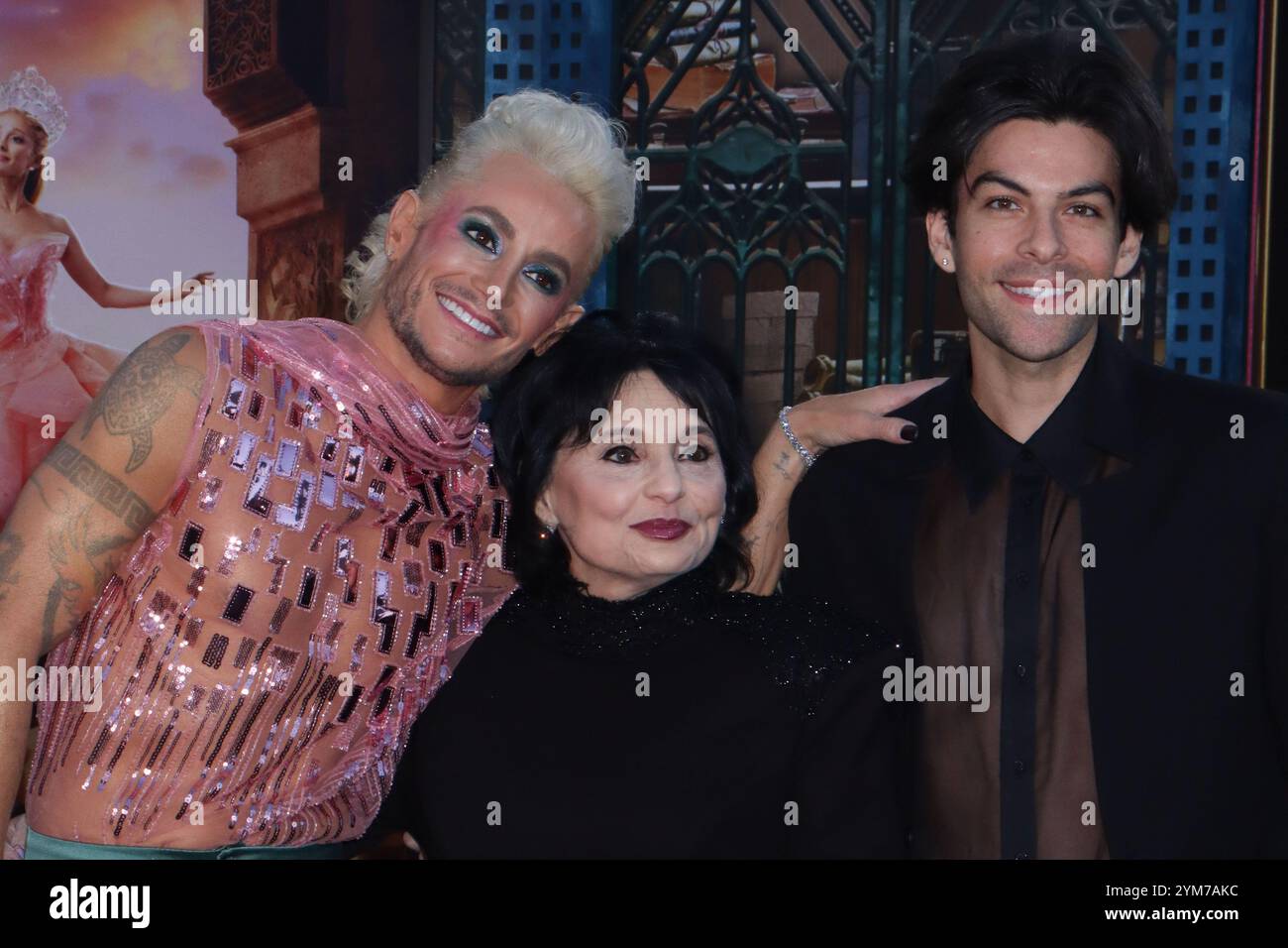 Frankie Grande, Joan Grande, Hale Leon 11/09/2024 The Los Angeles ...
