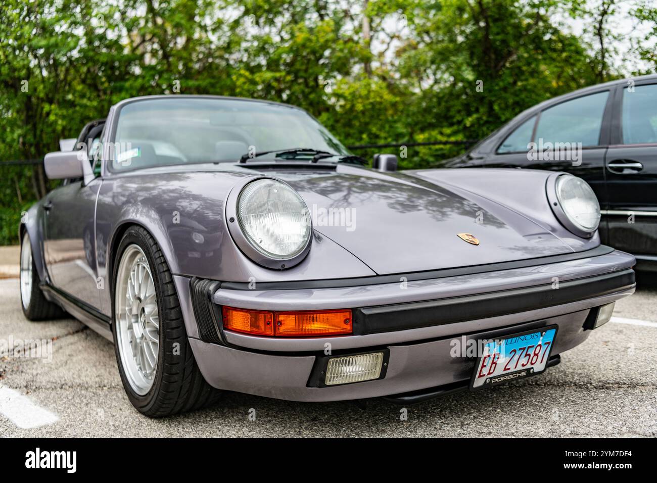 Chicago, Illinois - September 29, 2024: 1989 Porsche 911 Carrera Targa ...