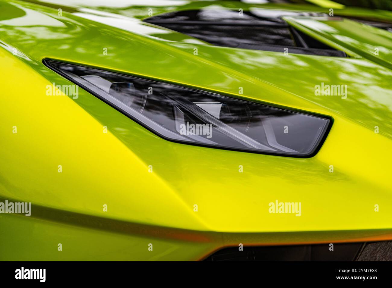 Chicago, Illinois - September 29, 2024: 2021 Lamborghini Huracan STO ...
