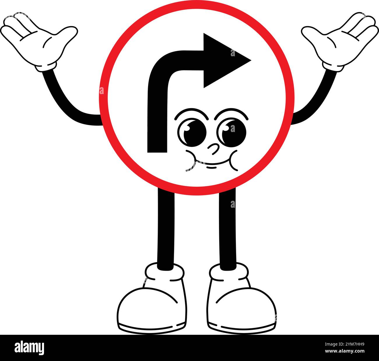 Vehicle turning right Stock Vector Images - Alamy