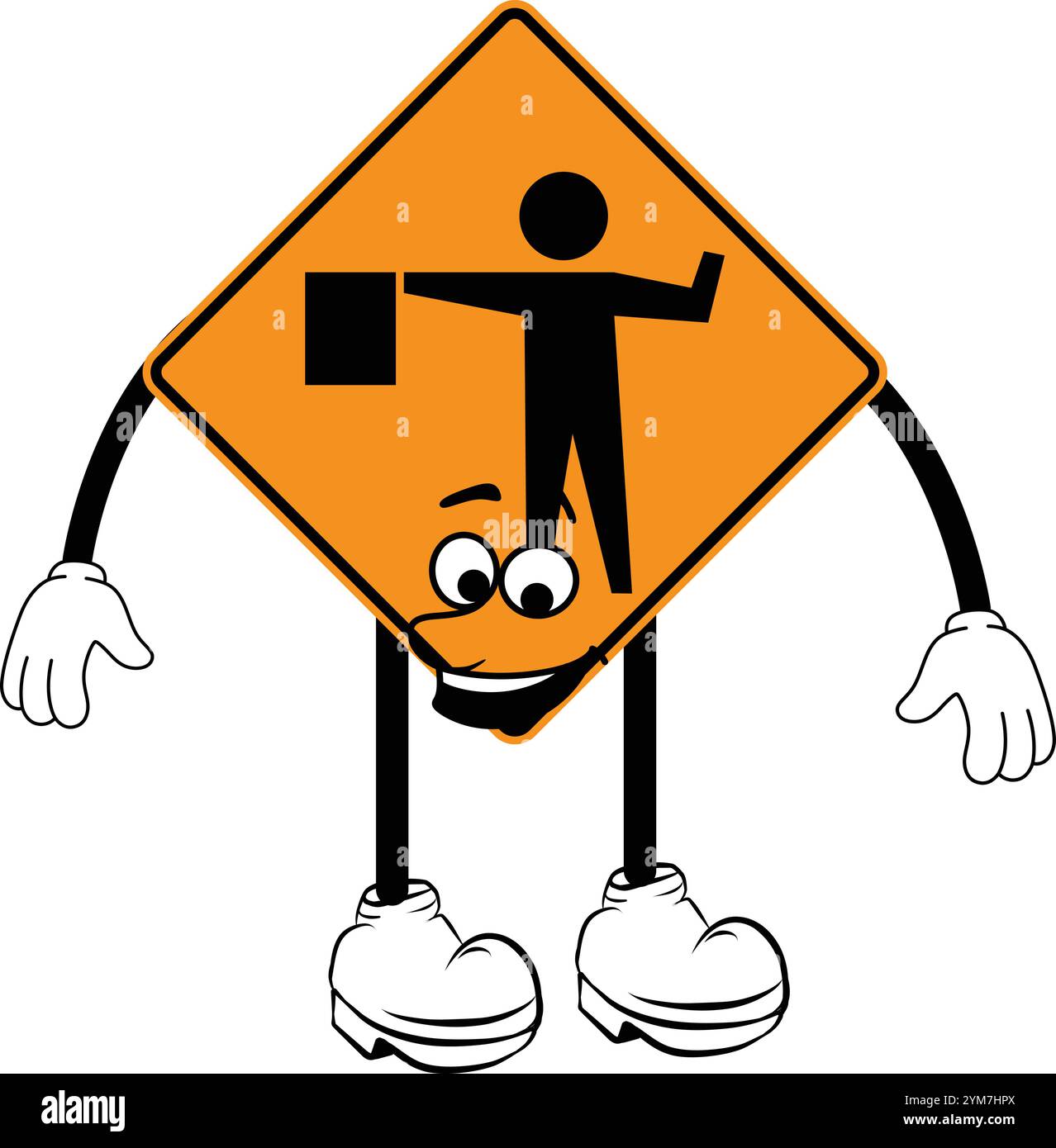 Traffic control flagger hi-res stock photography and images - Alamy