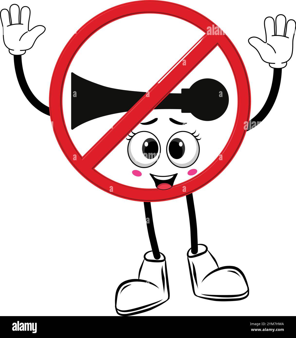 No horn honking Cut Out Stock Images & Pictures - Alamy