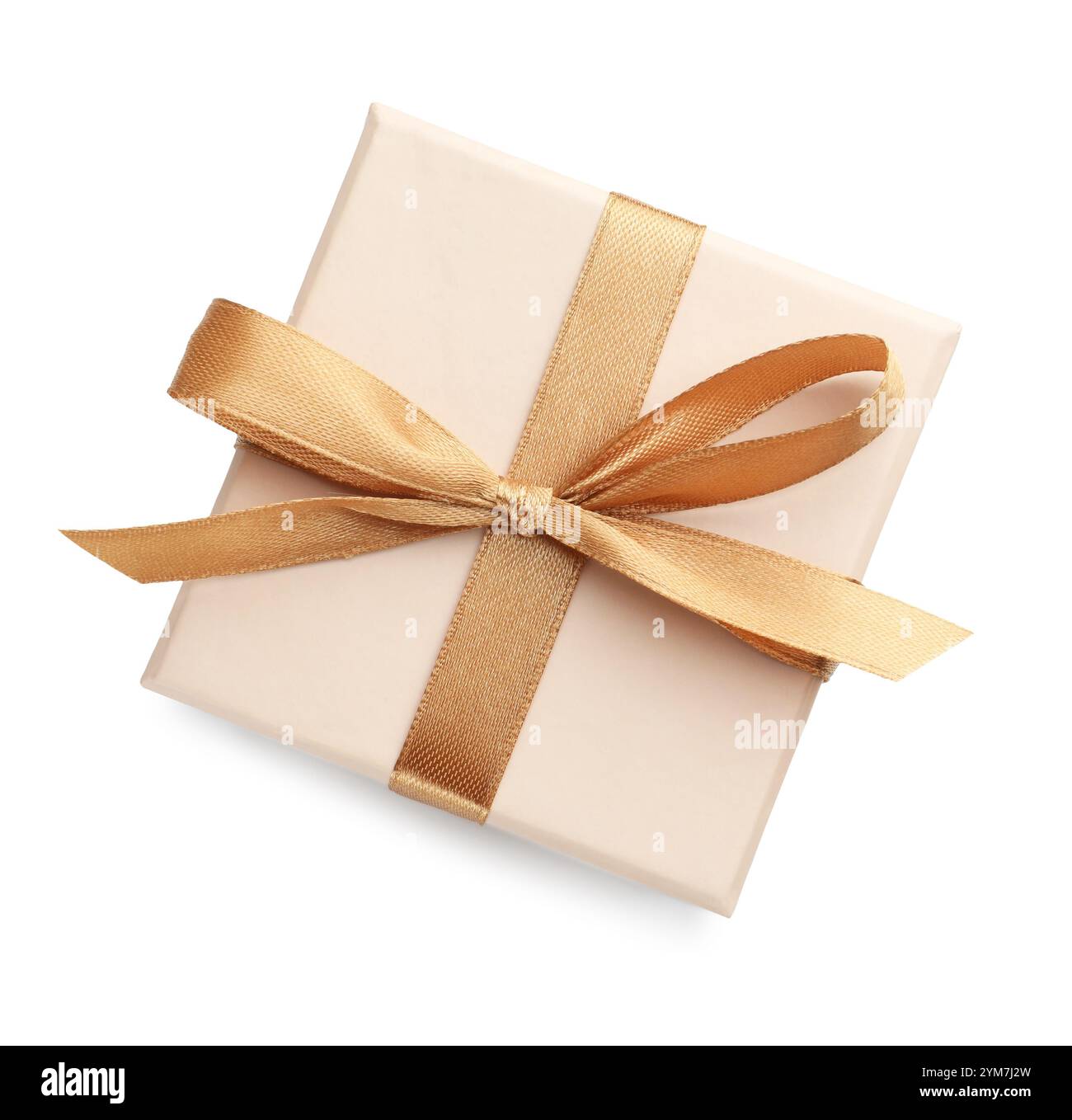 Top golden christmas giftbox Cut Out Stock Images & Pictures - Alamy