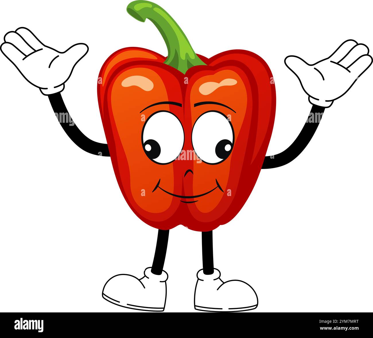 Bell Pepper Illustration Stock Vector Image & Art - Alamy