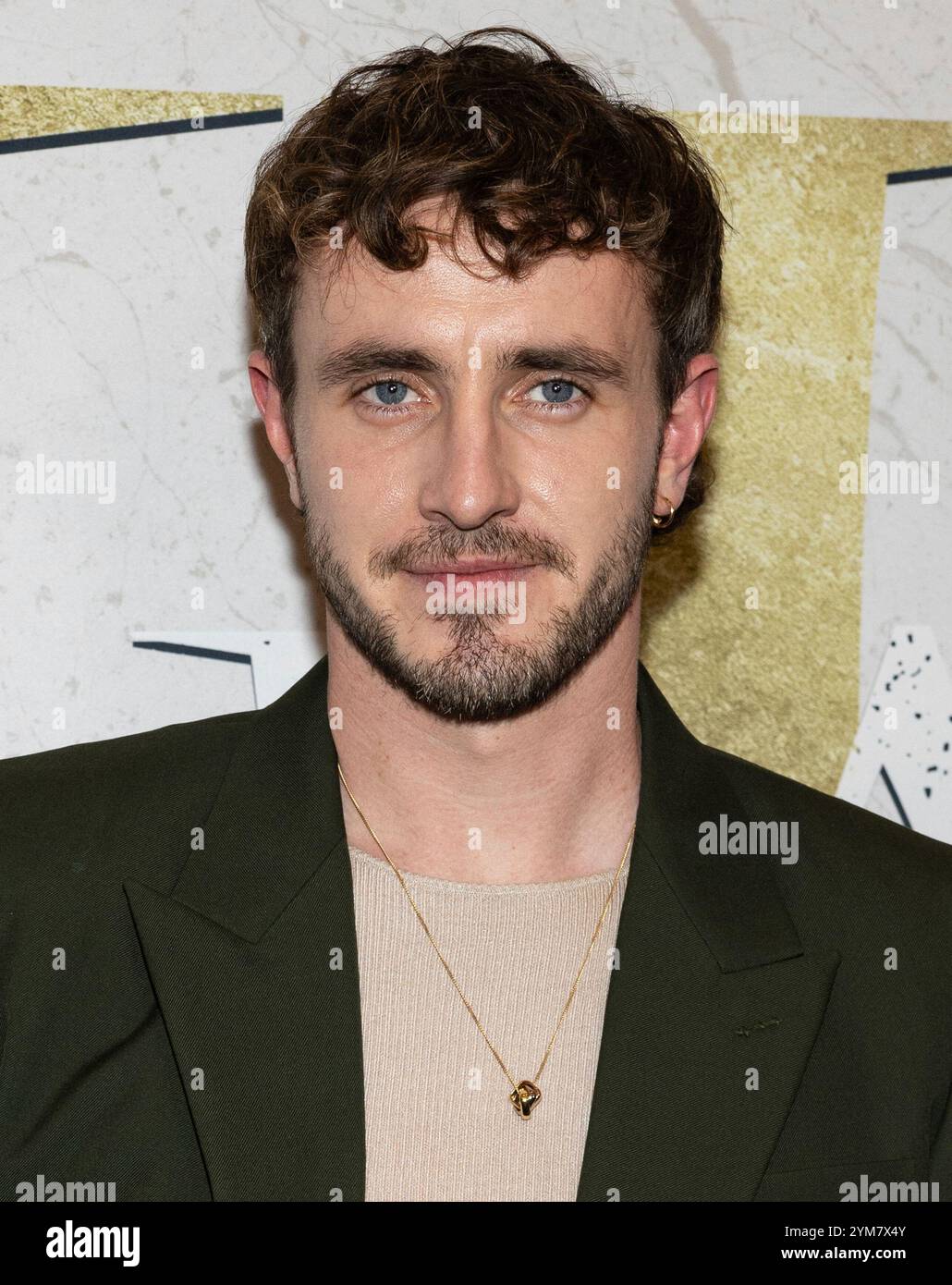 Paul Mescal attends a special screening of "Gladiator II" at The Whitby Hotel on Wednesday, Nov ...