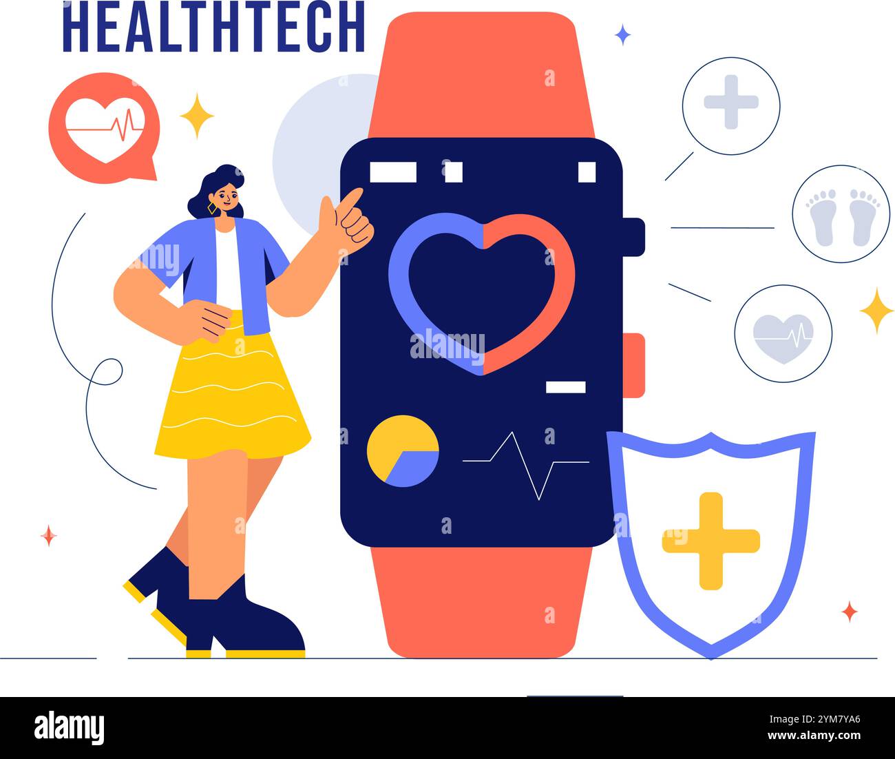 Everyday tech use Stock Vector Images - Alamy