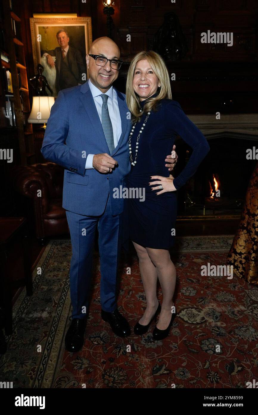 New York, United States. 20th Nov, 2024. Ali Velshi, Lori Wachs during ...