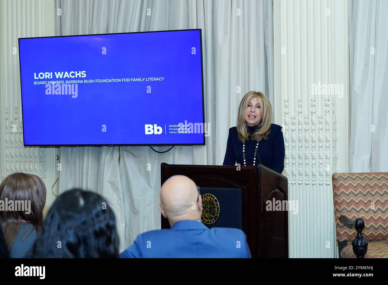 New York, United States. 20th Nov, 2024. Lori Wachs during the Barbara ...