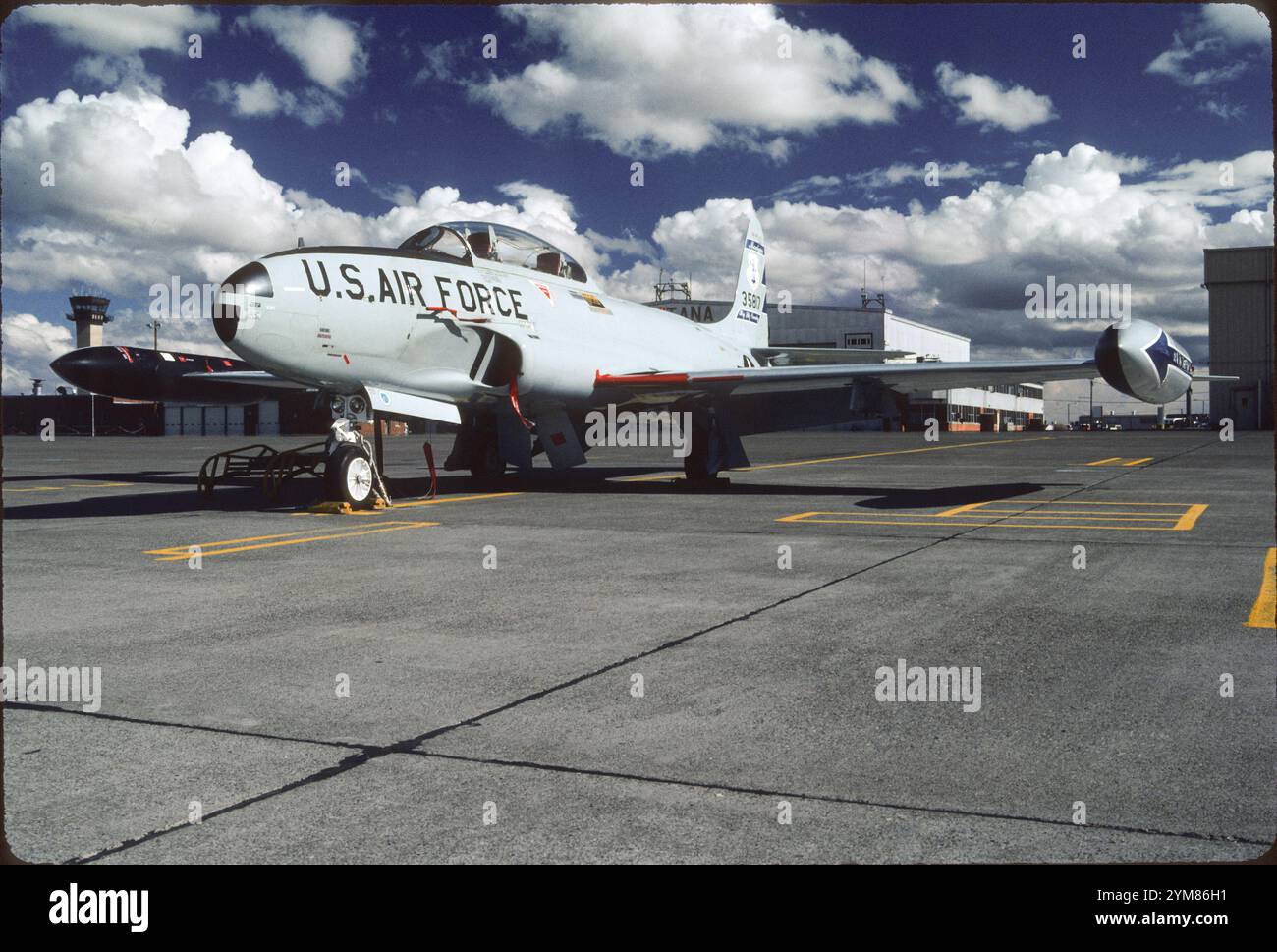 T-33A beauty shot. Clean lines of Lockheed T-Bird stand out, on the ...