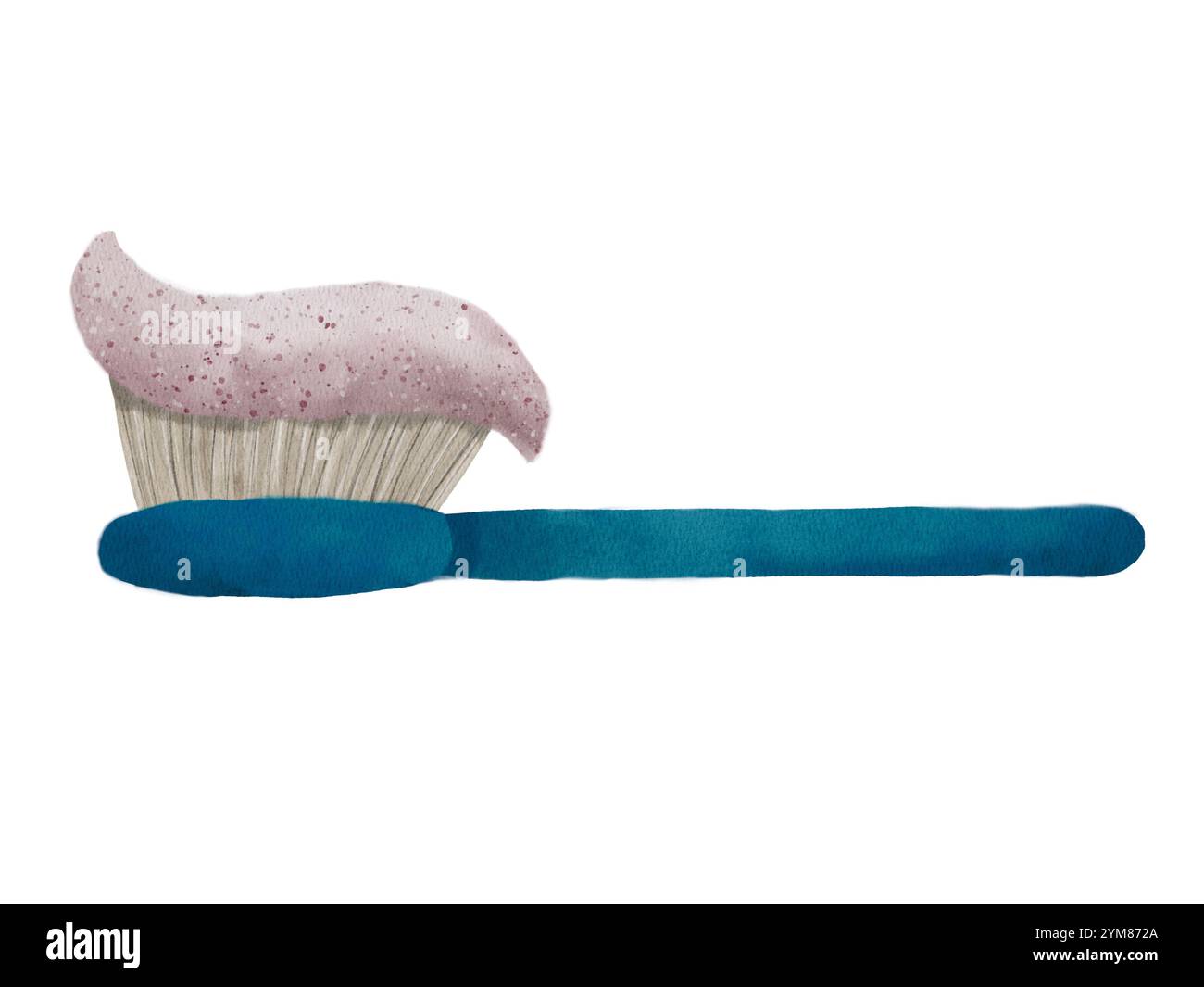 An imaginative toothbrush with a frostinglike design, perfect for fun ...