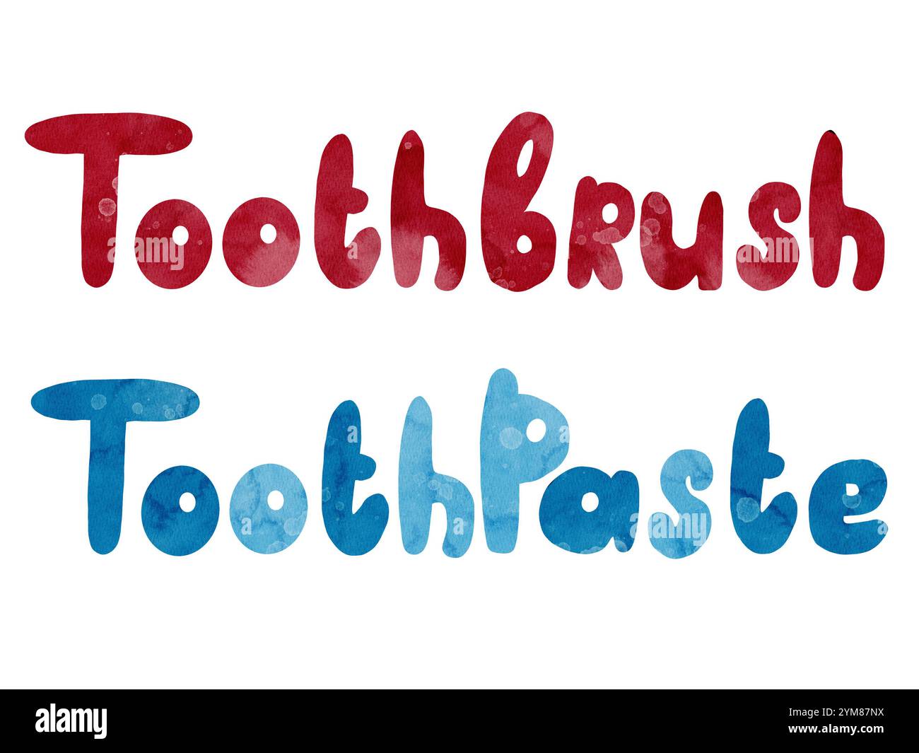 A whimsical design featuring a colorful toothbrush and toothpaste ...