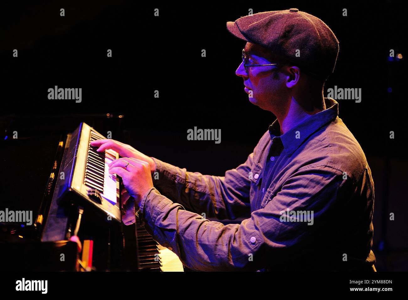 AARON PARKS LITTLE BIG, guitarist Greg Tuohey, bassist David Ginyard Jr ...