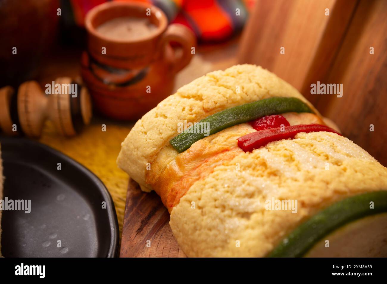 Rosca de Reyes, also called Kings cake, roscon, Epiphany Cake and hot ...