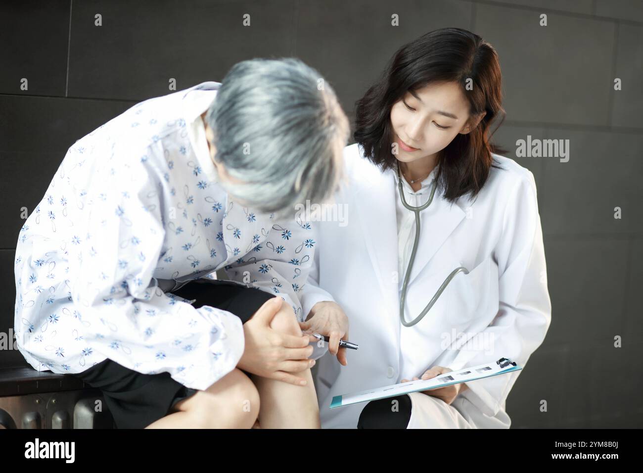 Doctor woman examination hi-res stock photography and images - Alamy