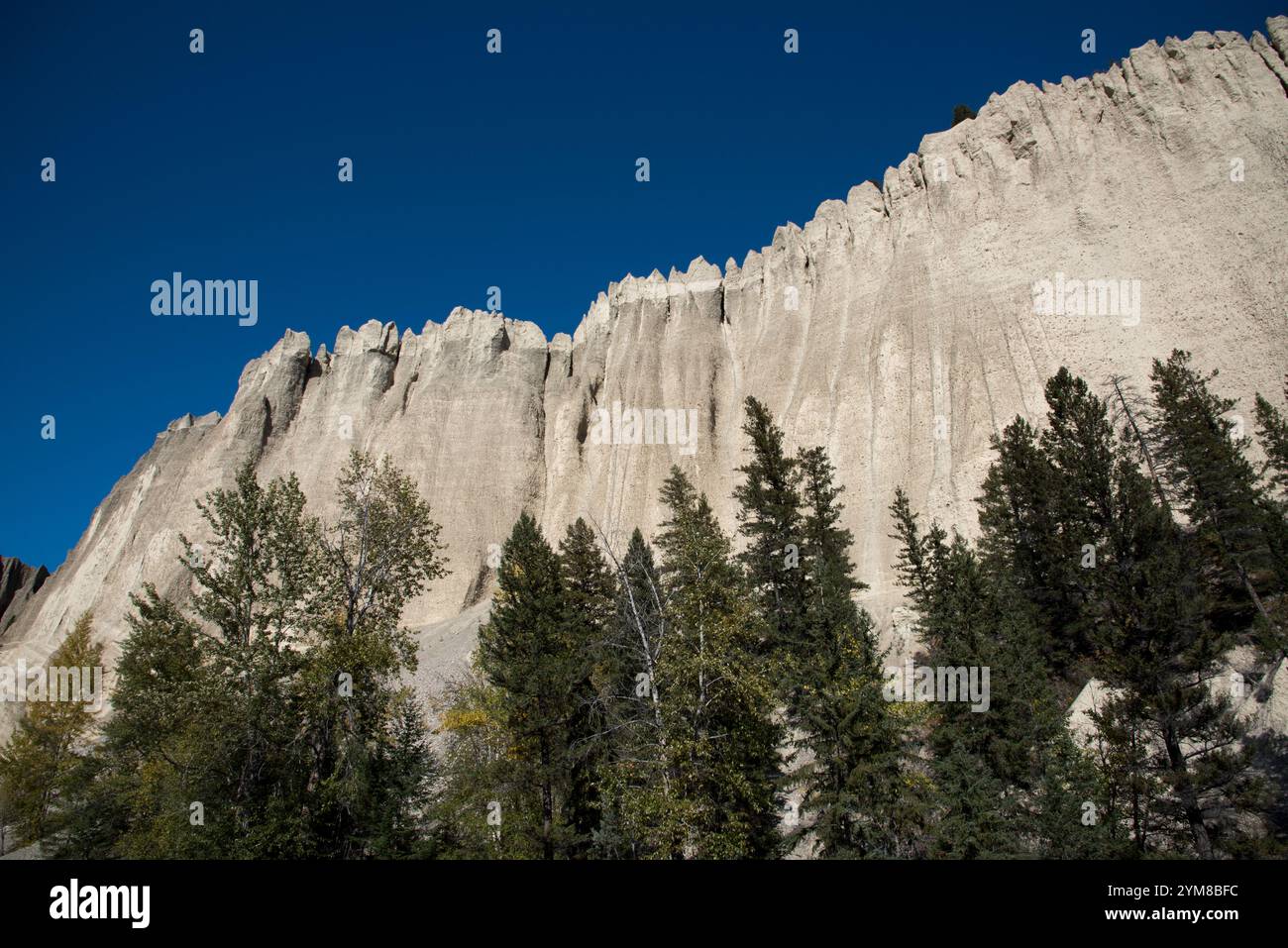 water, ice and wind eroded the sandstone to produce the hoodoos and ...