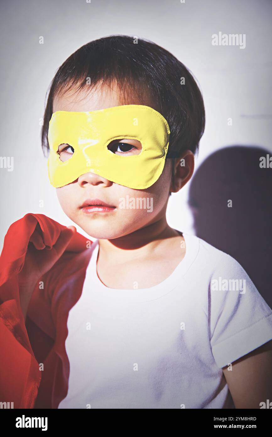 Little Superman on the move Stock Photo - Alamy