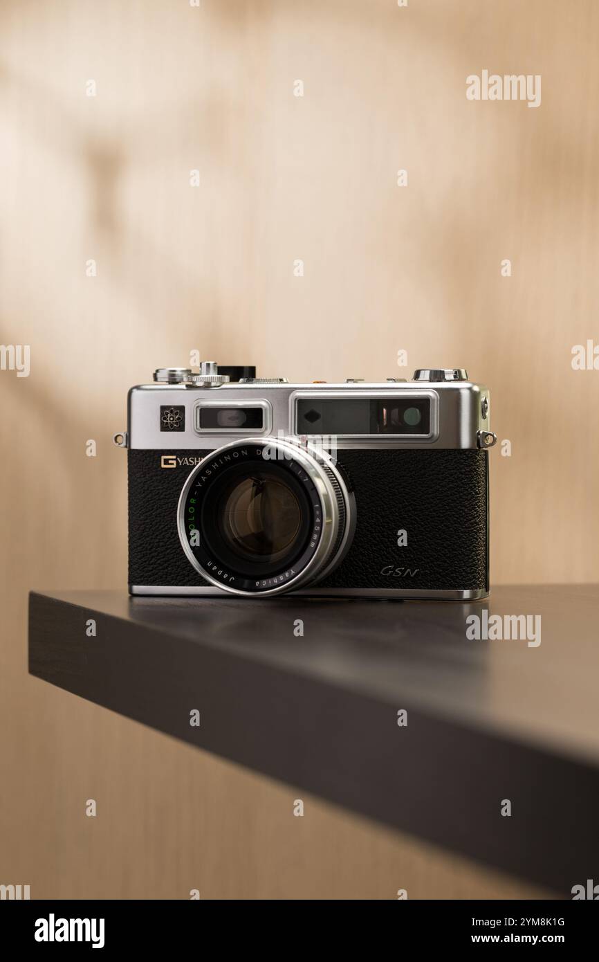 Bangkok Thailand - December 20 2024: The film camera Yashica Electro 35 ...