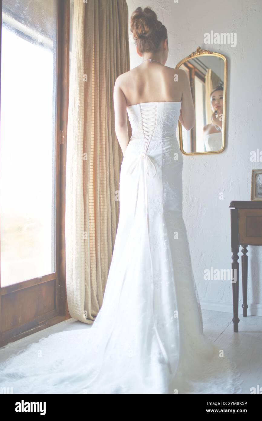 Marriage wedding back view hi-res stock photography and images - Alamy