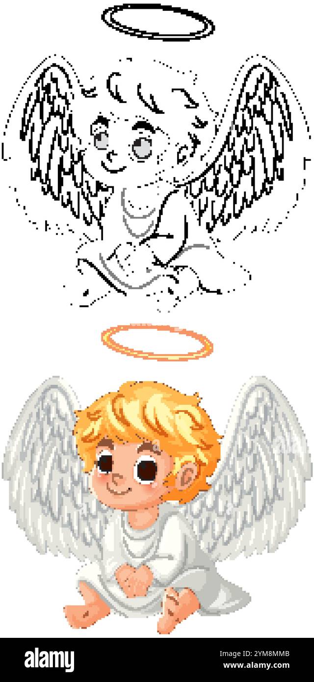 Halo dream Stock Vector Images - Alamy